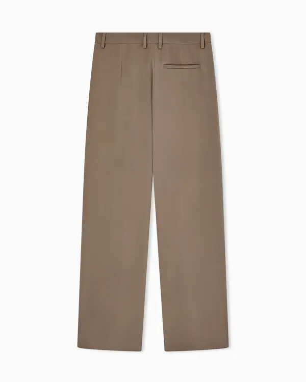 Giorgio Armani Single-pleat Silk Crêpe Trousers