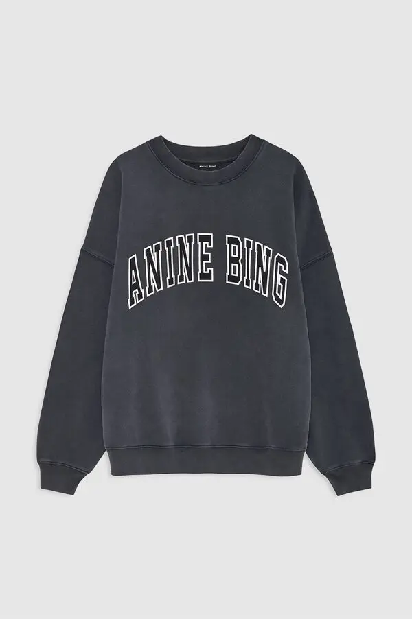 ANINE BING Miles Sweatshirt - Washed Black