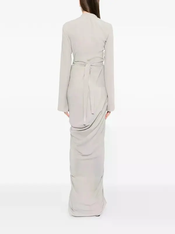 Rick Owens Wrap Draped Maxi Dress