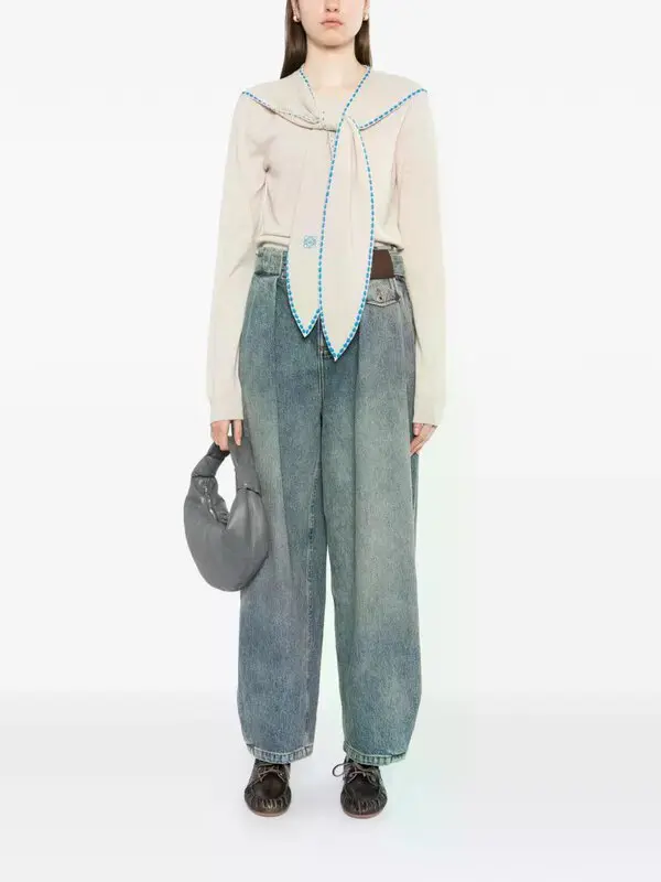 Loewe Knitted Scarf Top
