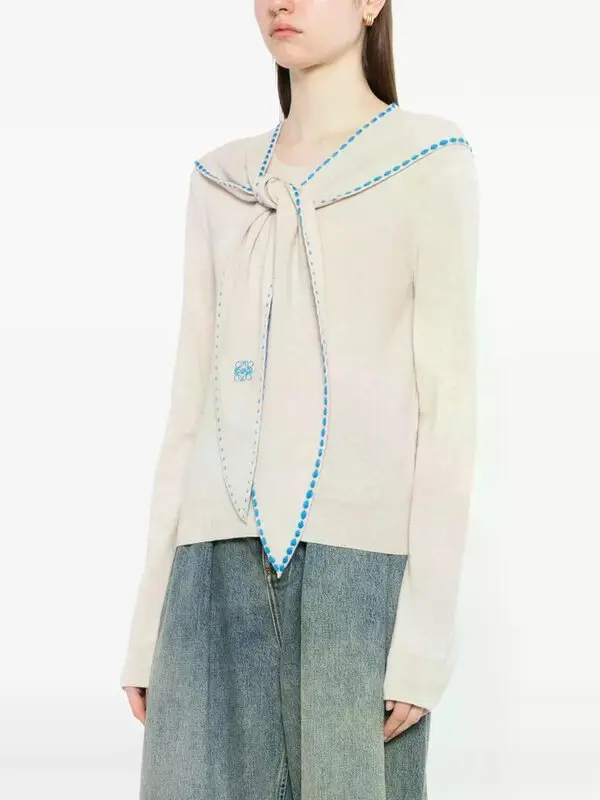 Loewe Knitted Scarf Top