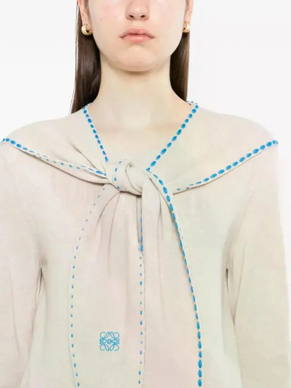Loewe Knitted Scarf Top