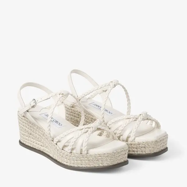 JIMMY CHOO Nyra 60 Wedge Sandals