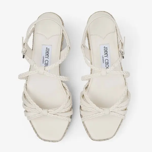 JIMMY CHOO Nyra 60 Wedge Sandals