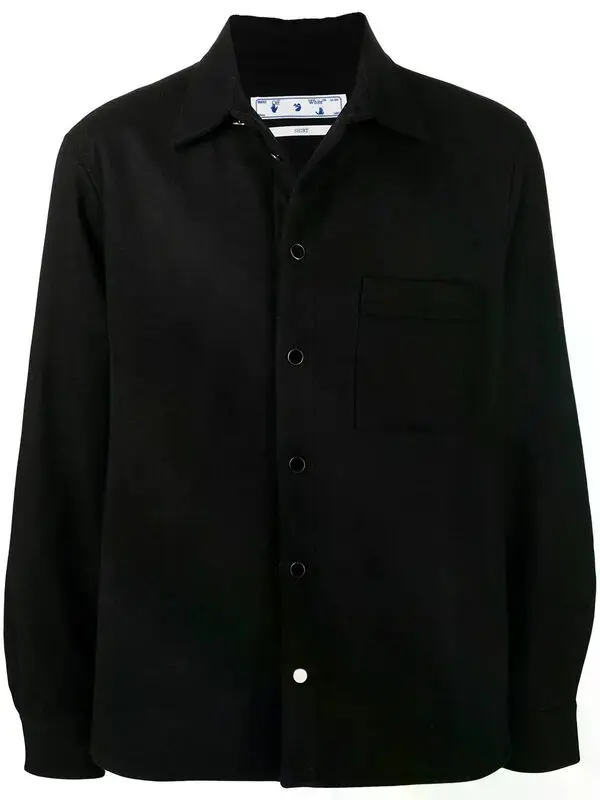 Off-White Long-sleeve Shirt Jacket