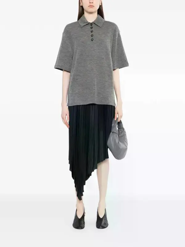 RÓHE Knitted Polo Top