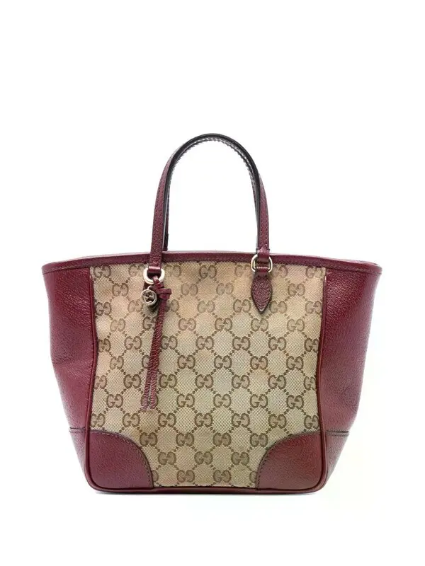 Gucci Small Gg Canvas Bree Satchel - Brown