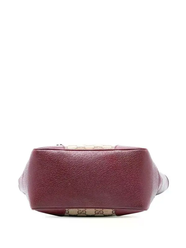 Gucci Small Gg Canvas Bree Satchel - Brown