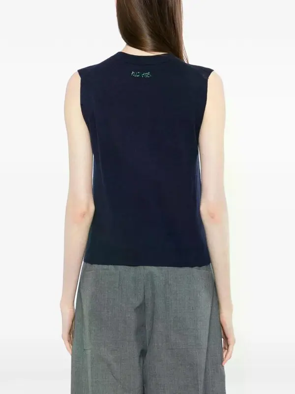 AO YES Beaded Knit Vest