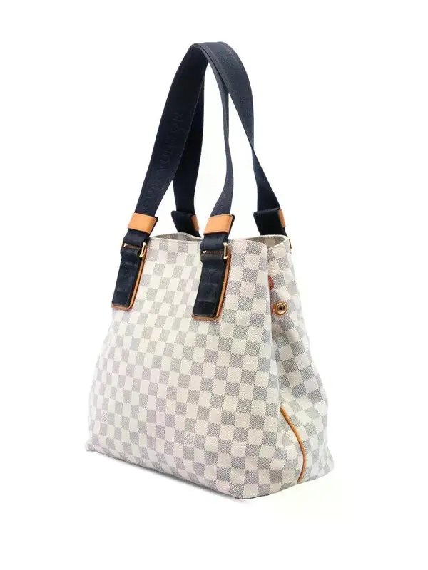 LOUIS VUITTON 2012 Damier Azur Beach Cabas Pm Tote Bag