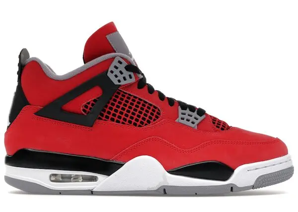 JORDAN 4 Retro Toro Bravo Sneakers - Fire Red/white/black