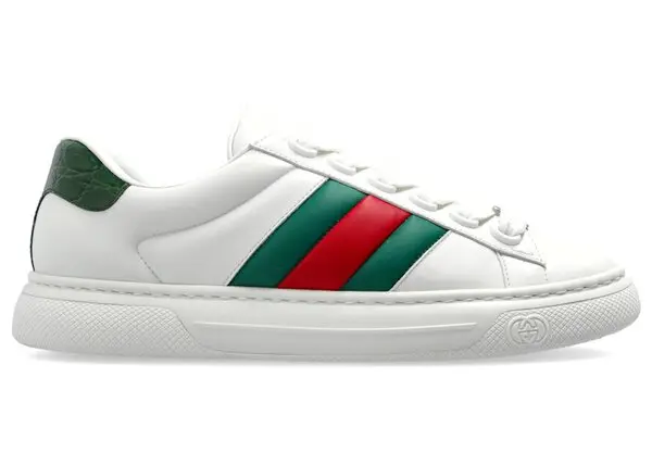 Gucci Ace Web Strap Sneakers
