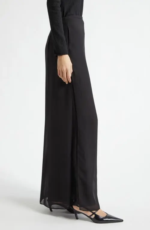 Emporio Armani Georgette Paneled Pants