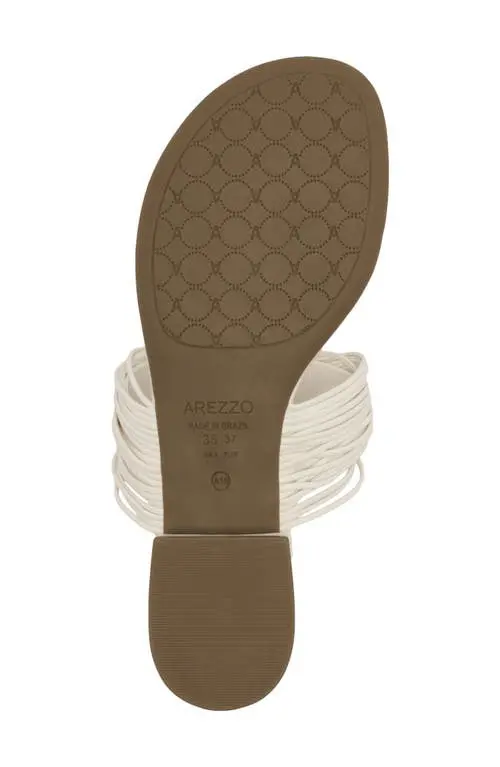 AREZZO Elani Strappy Sandal - Cream White