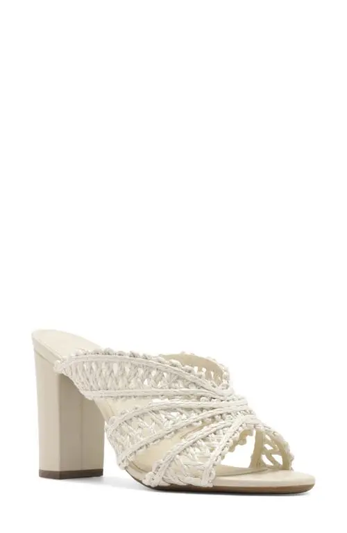 AREZZO Ciara Block Heel Sandal - Off White