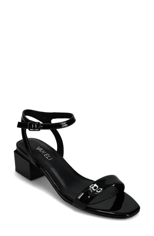 Vaneli Cordie Ankle Strap Sandal - Black