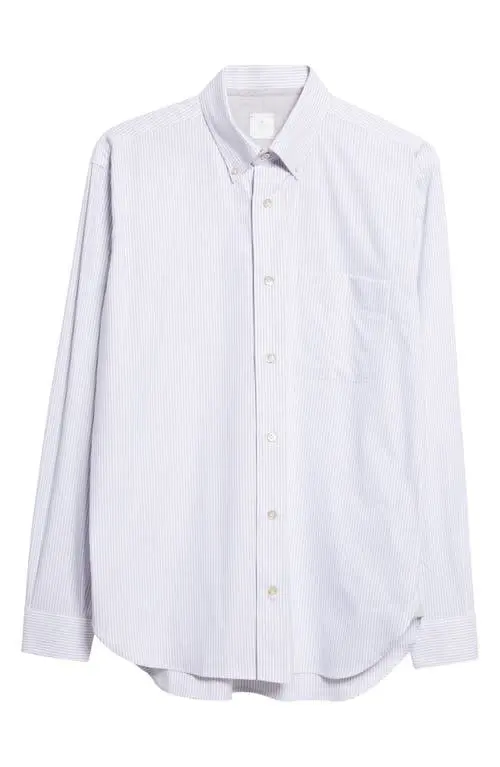 Eleventy Stripe Button Down Shirt