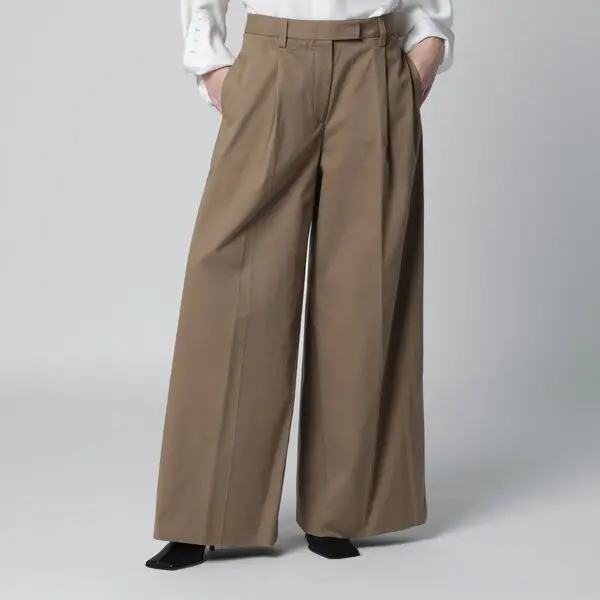 THELATEST Cotton Deva Trousers - Brown