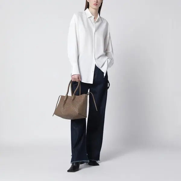 Bottega Veneta Pinacoteca Medium Intrecciato Tote - Brown