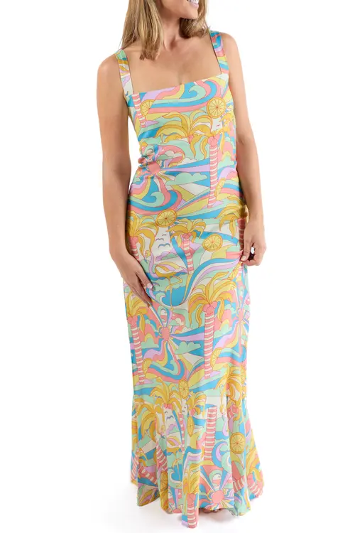 Kenny Flowers The Paradiso Escape Dress - Yellow