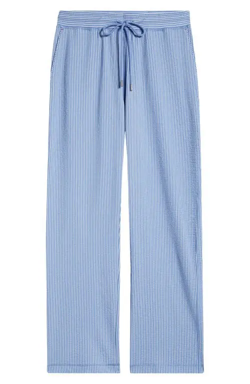 Daniel Buchler Pinstripe Seersucker Pajama Pants