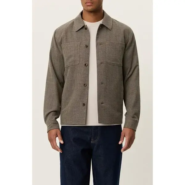 LES DEUX Marseille Mélange Shirt Jacket
