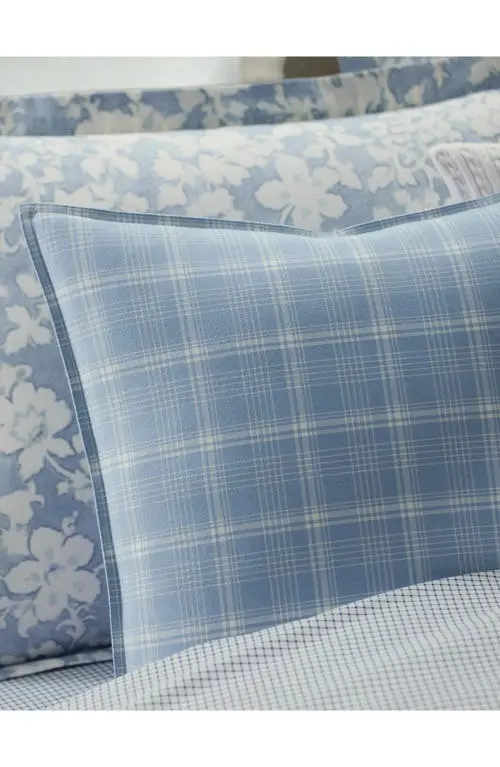 Ralph Lauren Maisie Plaid Throw Pillow - Blue
