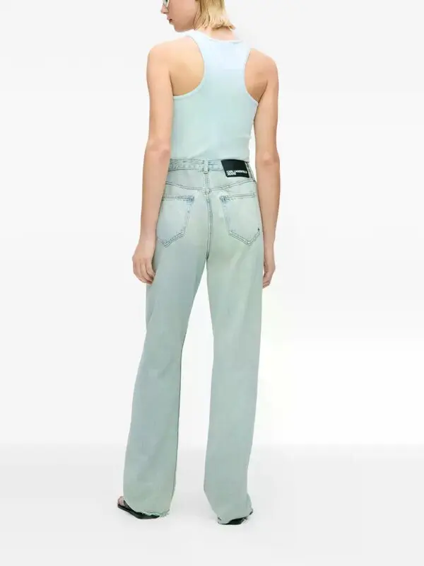 Karl Lagerfeld Frayed Jeans
