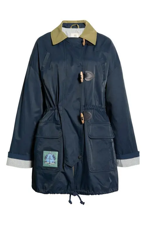 Free People Cotton & Nylon Captain's Jacket
