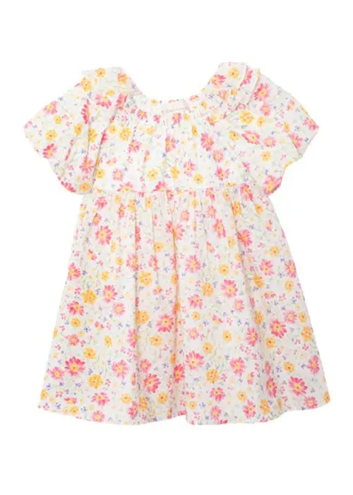 MABEL + HONEY Petal Party Short Sleeve Dress - Pink