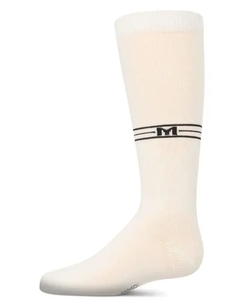 MEMOI Graphic Knee High Socks - Winter White