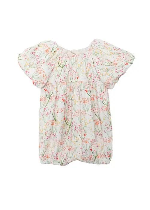 MABEL + HONEY Short Sleeve Romper - Floral