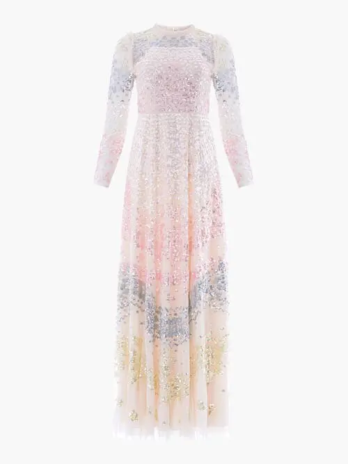 NEEDLE & THREAD Angeline Sequin Gown