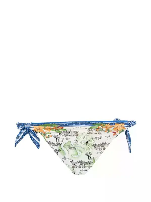 Farm Rio Graphic-print Bikini Bottom