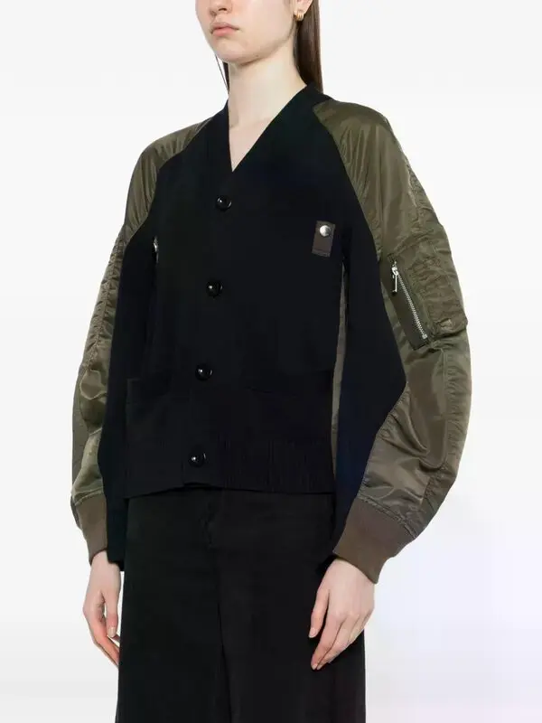 Sacai Twill Cardigan