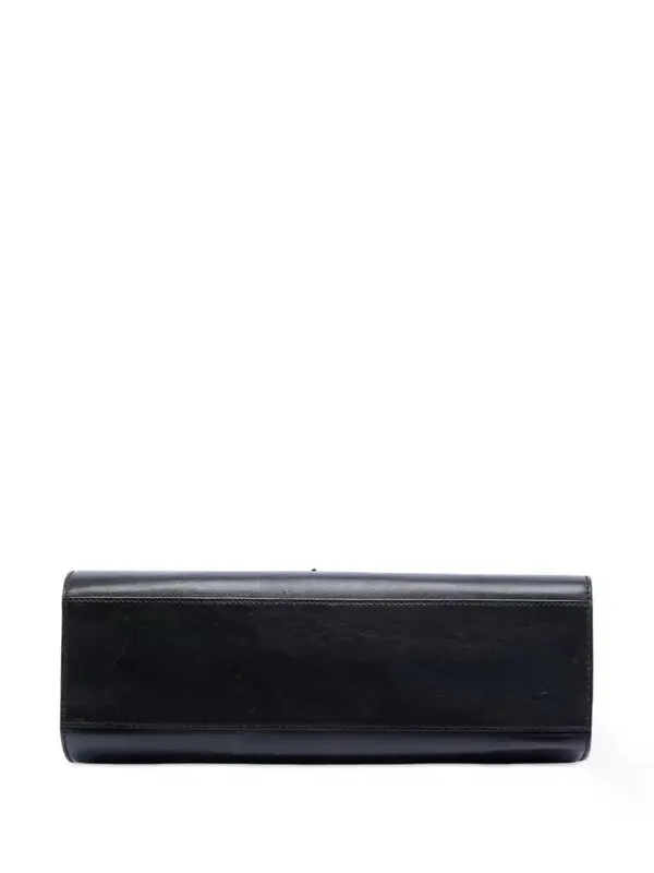 Gucci Large Leather Emily Shoulder Bag - Black