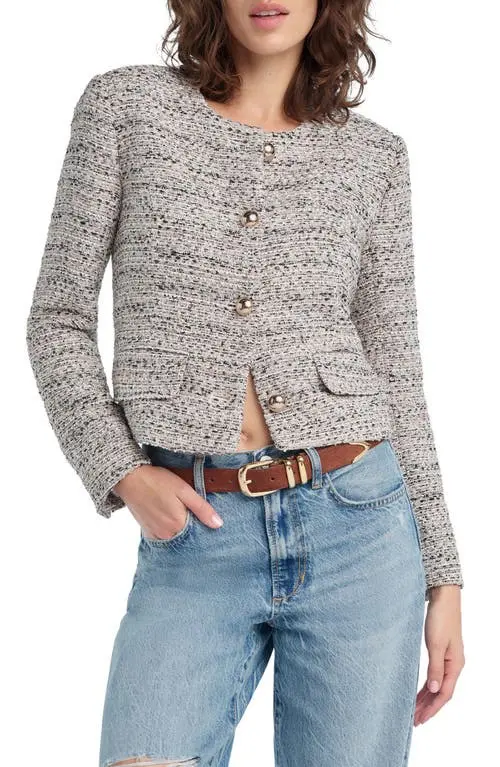 FAVORITE DAUGHTER Embellished Crop Jacket