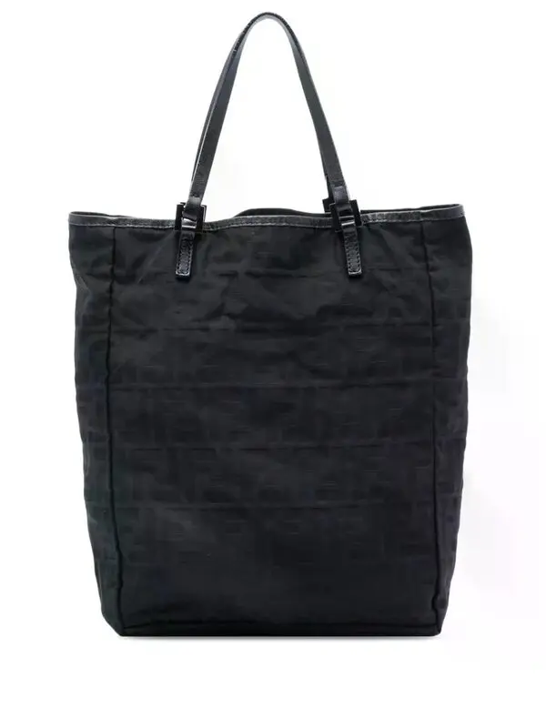 Fendi 2000-2010 Zucca Canvas Tote Bag