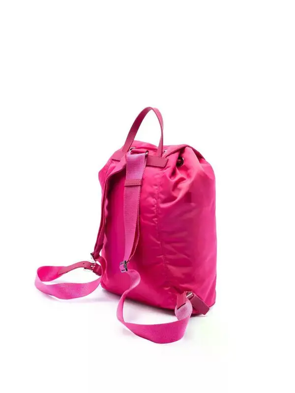 Prada Tessuto Drawstring Backpack - Pink