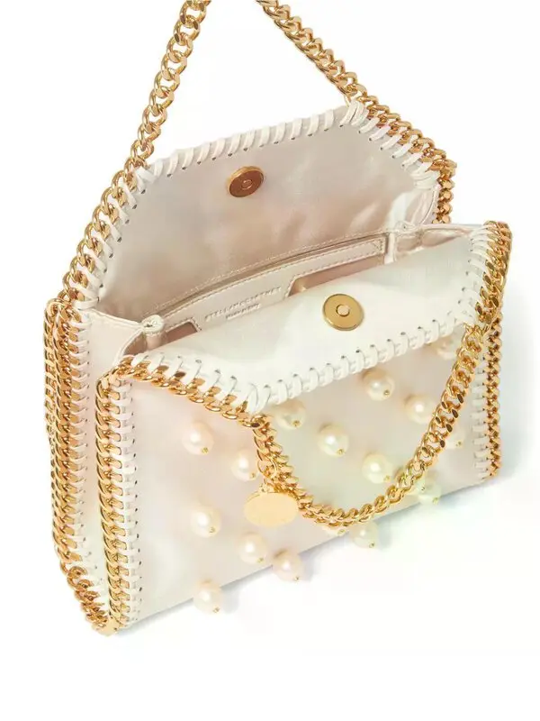Stella McCartney Tote Bag With Pearl Embellishments