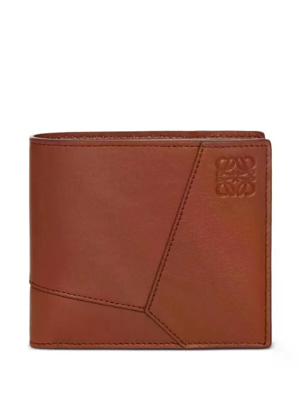 Loewe Puzzle Logo-debossed Wallet - Brown