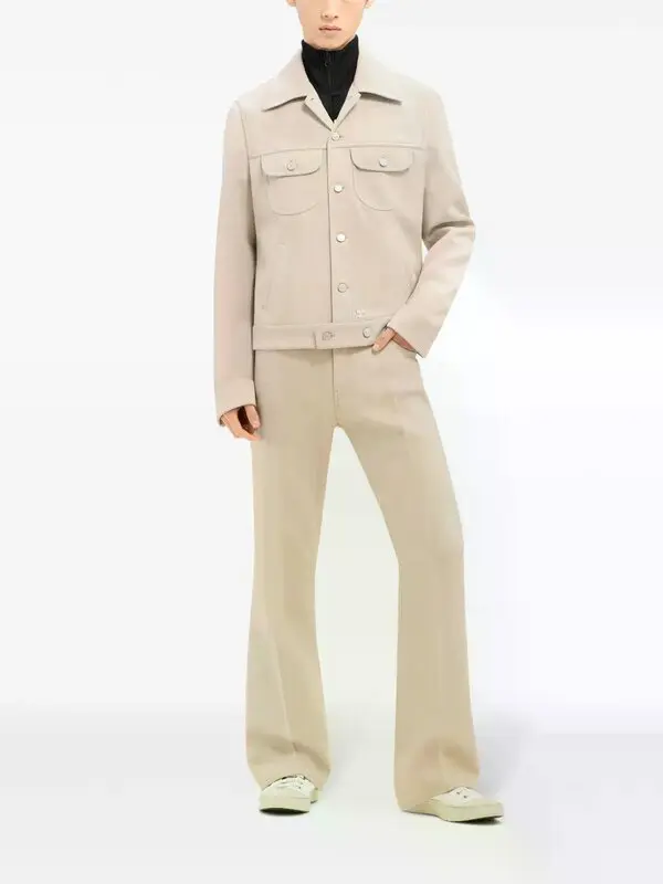 COURREGES Twill-weave Bootcut Trousers