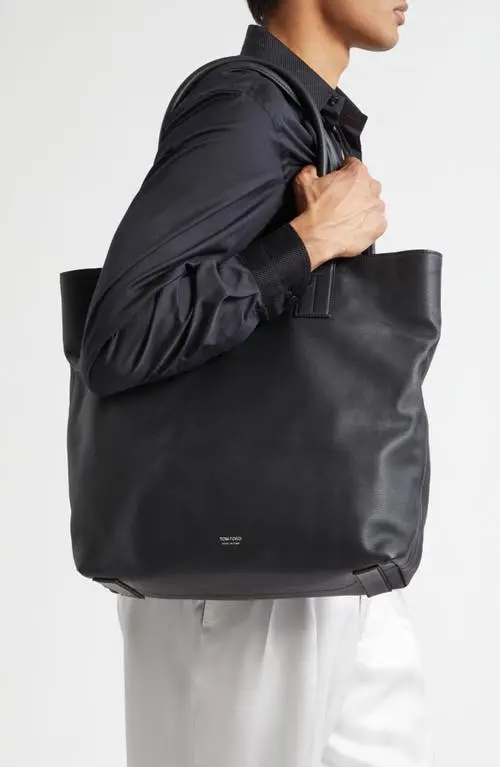 TOM FORD Leather North/south Tote