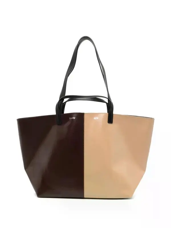 CAHU Logo-printed Tote Bag