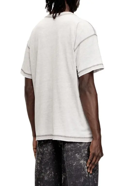 DIESEL® T-norm Rhinestone Embellished Cotton Graphic T-shirt