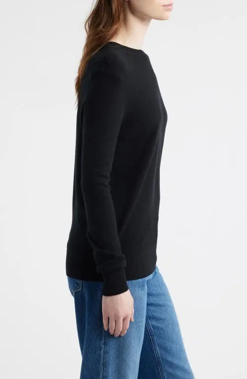 House Of Cb Wool And Cashmere Crewneck Sweater