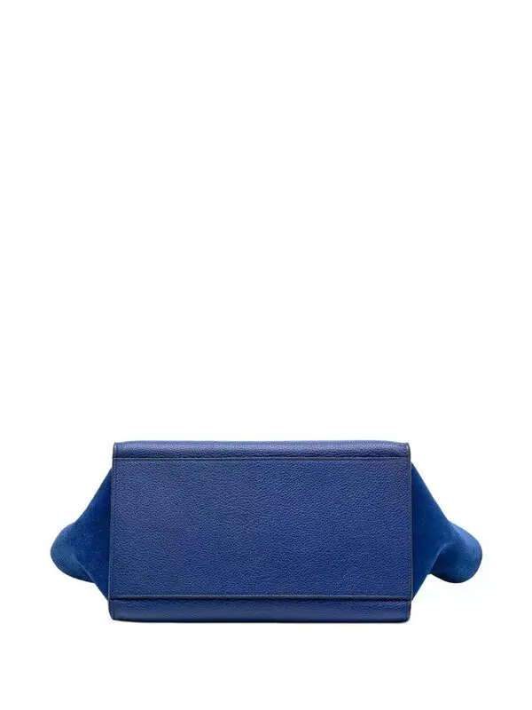 Celine 2014 Small Trapeze Satchel - Blue