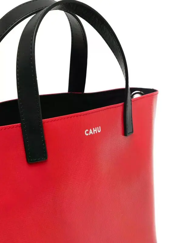 CAHU Logo-printed Tote Bag