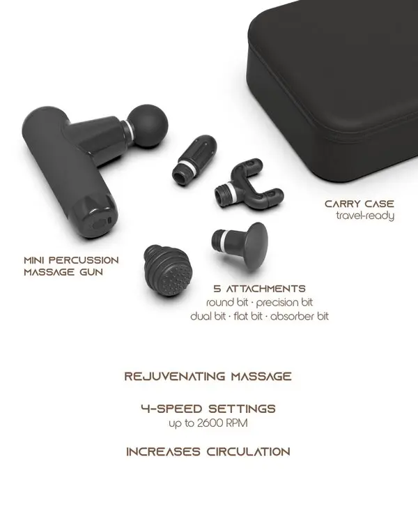 TZUMI Percussion Mini Massager Gun
