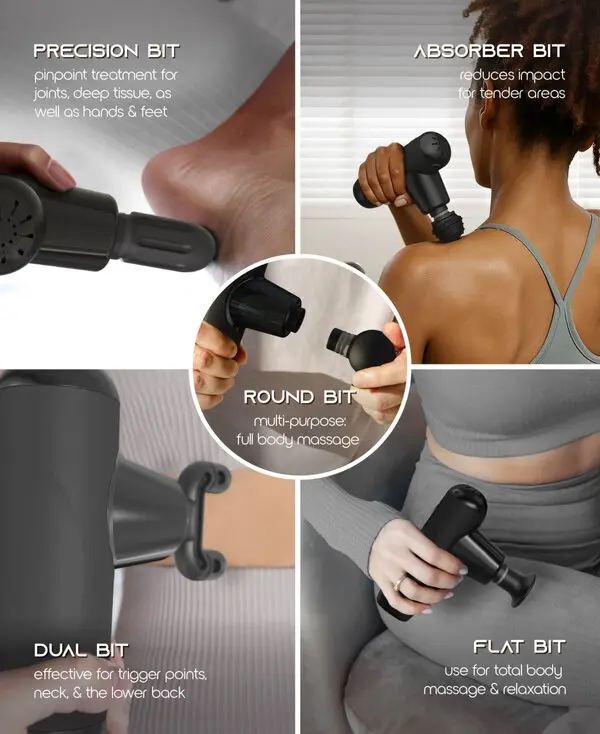 TZUMI Percussion Mini Massager Gun